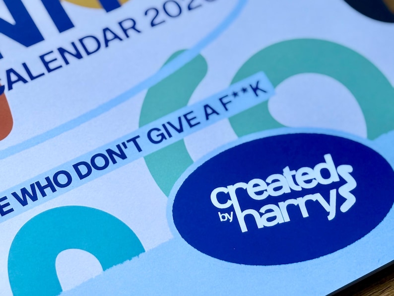 The Profanity Calendar 2026 - Funny, Rude, Swearing Calendar & Planner ...