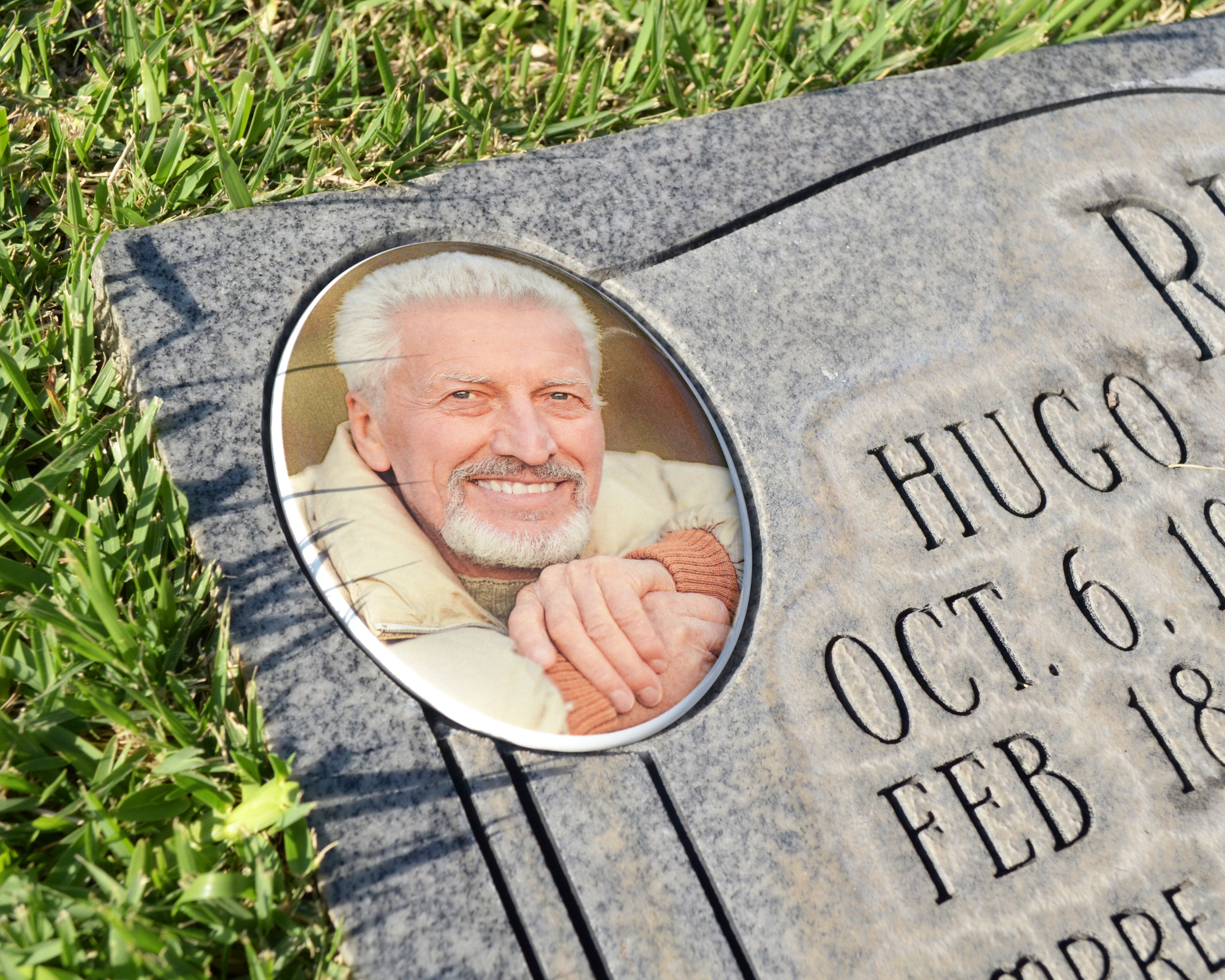 Oval Pictures for Headstones Ceramic Headstone Photos - Etsy