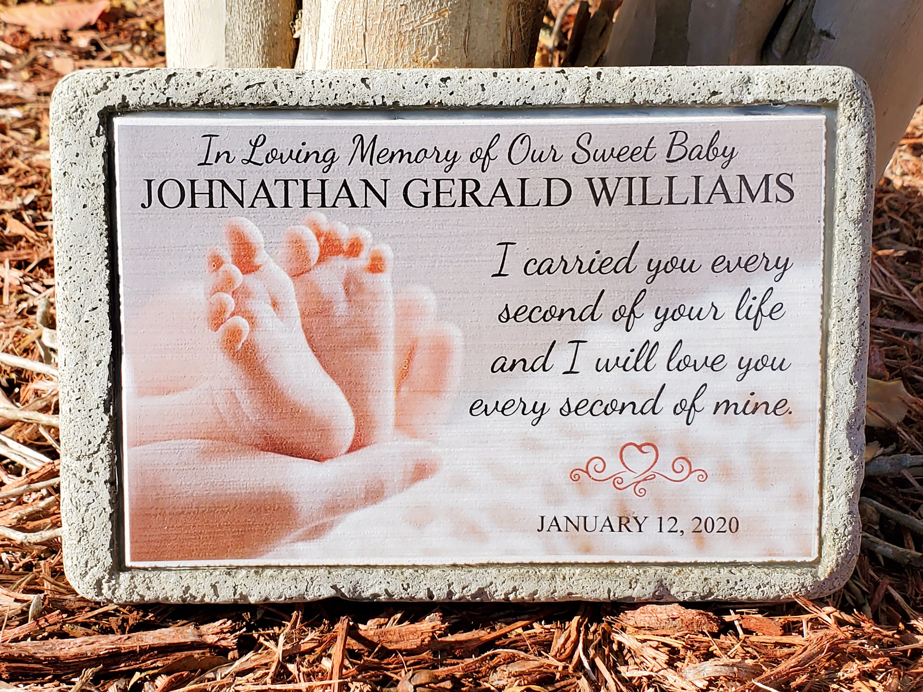 Miscarriage Memorial Stone. Indoor/ Outdoor Stillborn Memorial - Etsy