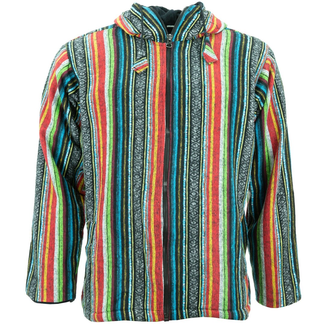 Mexican Diamond Pattern Striped Fleece Lined Soft Brushed - Etsy