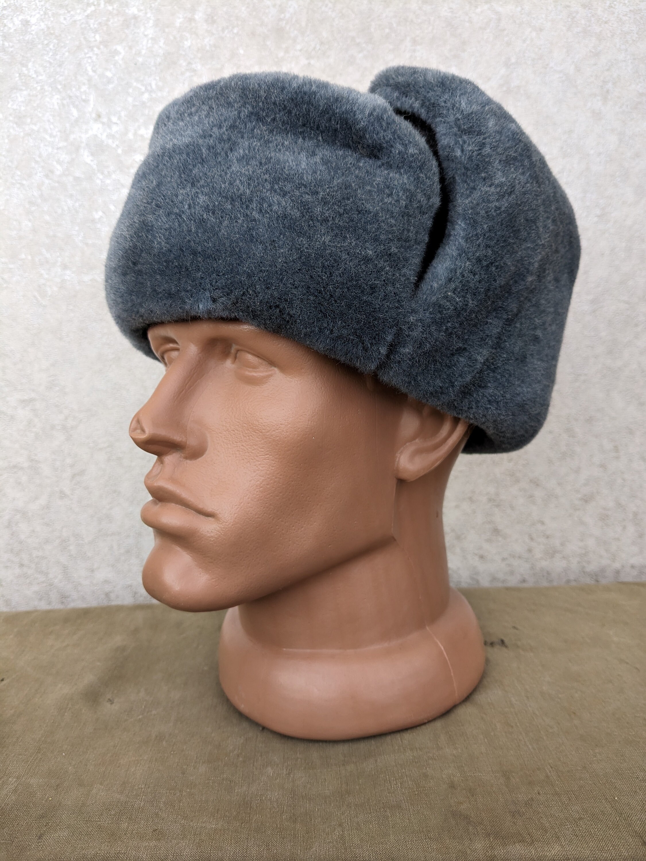 Vintage Soviet Winter Hat Ushanka Trapper Hat Cap Gray USSR 1986 - Etsy