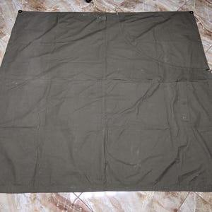 Original 1950s Vintage Soviet Army WWII Type Soldier Field Canvas Cloak ...