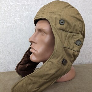 Vintage 1985 Soviet Airborne Paratrooper Winter VDV HELMET USSR 58 Size ...