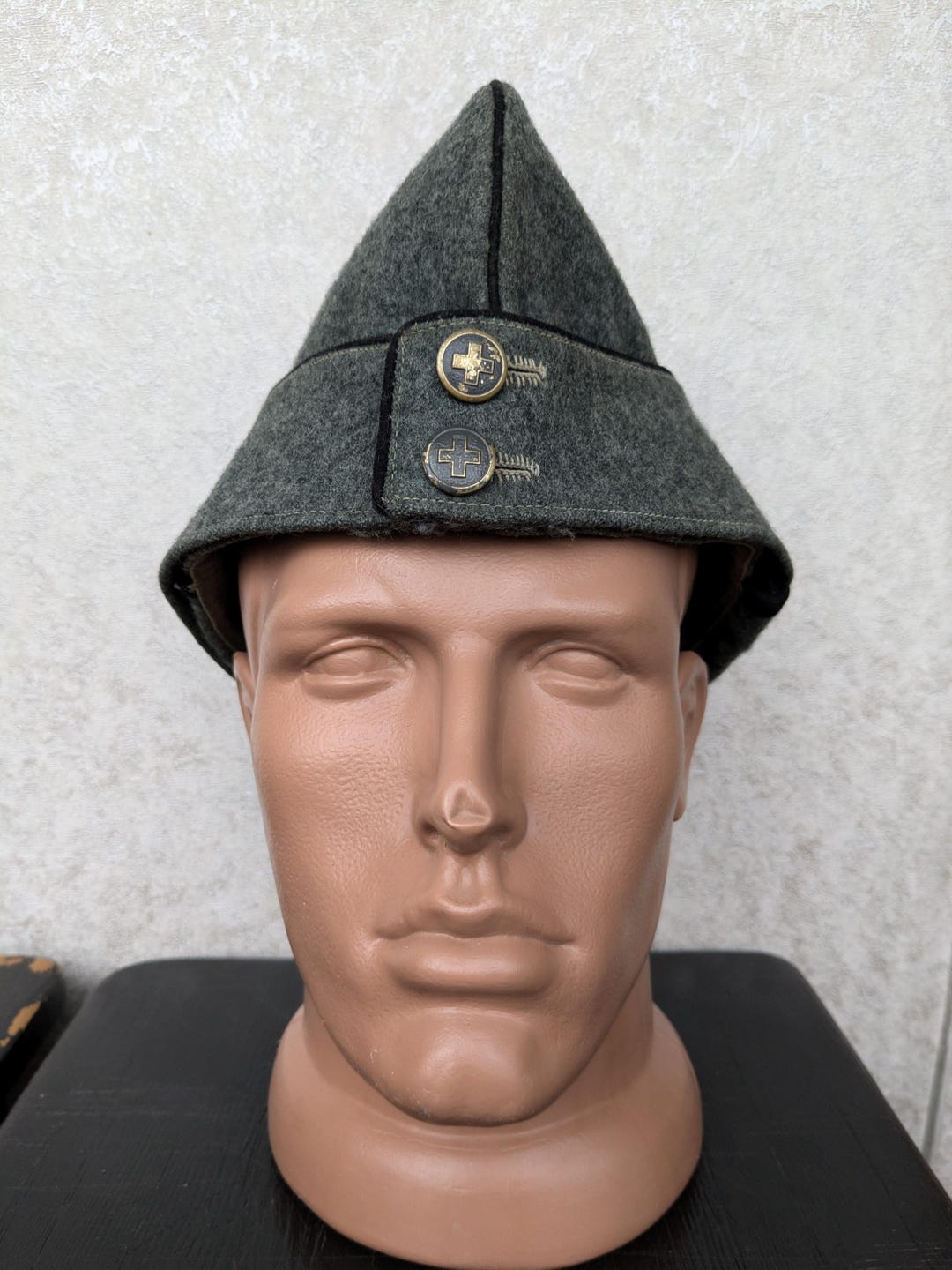 1945 Original WWII Swiss Army Field Hat Cap GARRISON CAP - Etsy