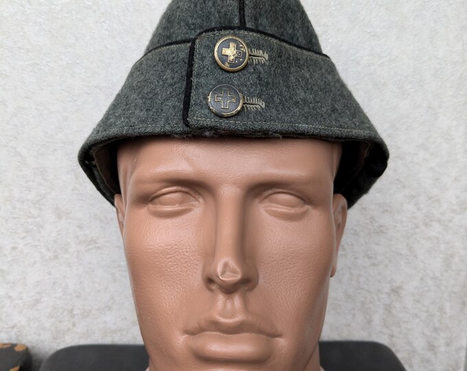 1945 Original WWII Swiss Army Field Hat Cap GARRISON CAP - Etsy
