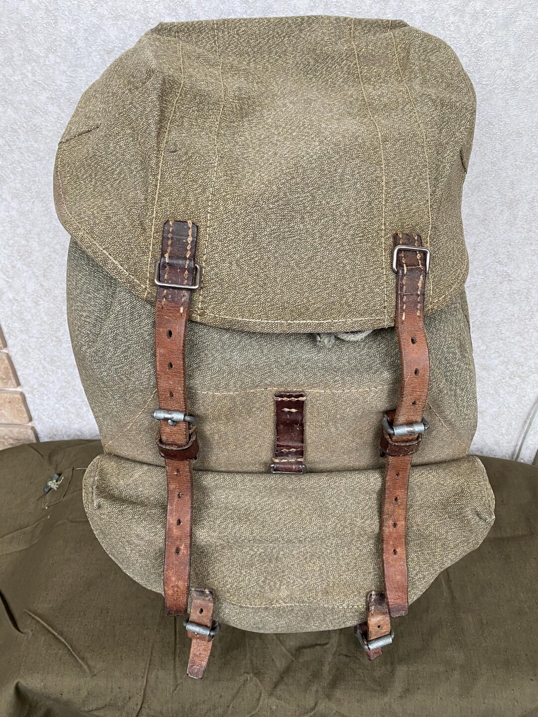 Vintage 1967 Swiss Army Backpack Rucksack Salt and Pepper - Etsy