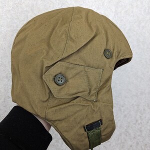 Vintage 1985 Soviet Airborne Paratrooper Winter VDV HELMET USSR 58 Size ...