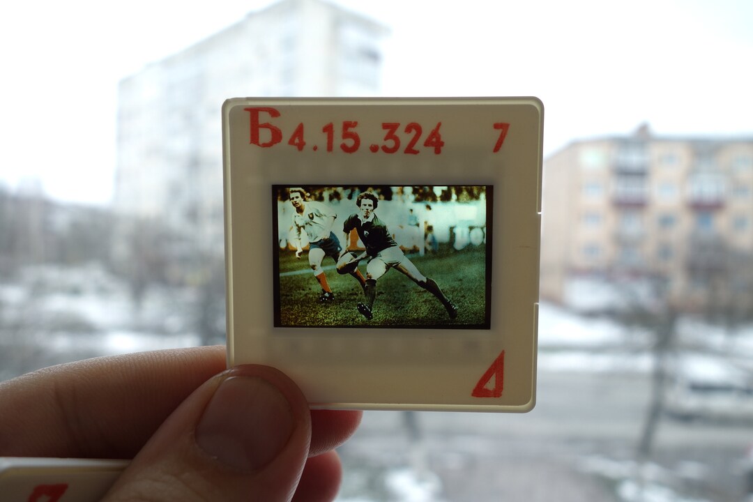 Vintage Soviet Color Slides Sports in Great Britain Transparencies USSR ...