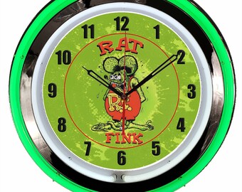Rat Fink Neon | Etsy