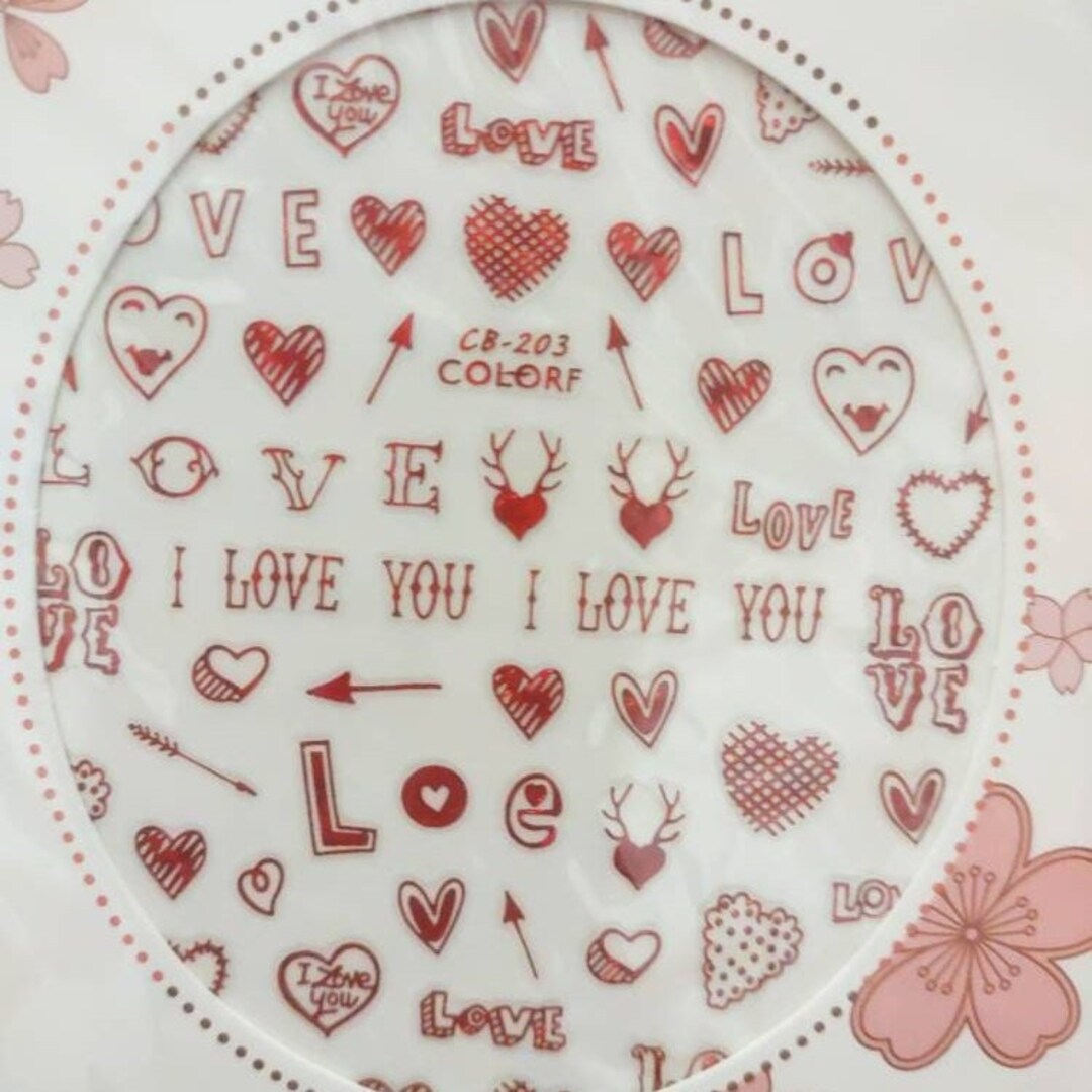 Think Love Look Nail Art Stickers - Etsy