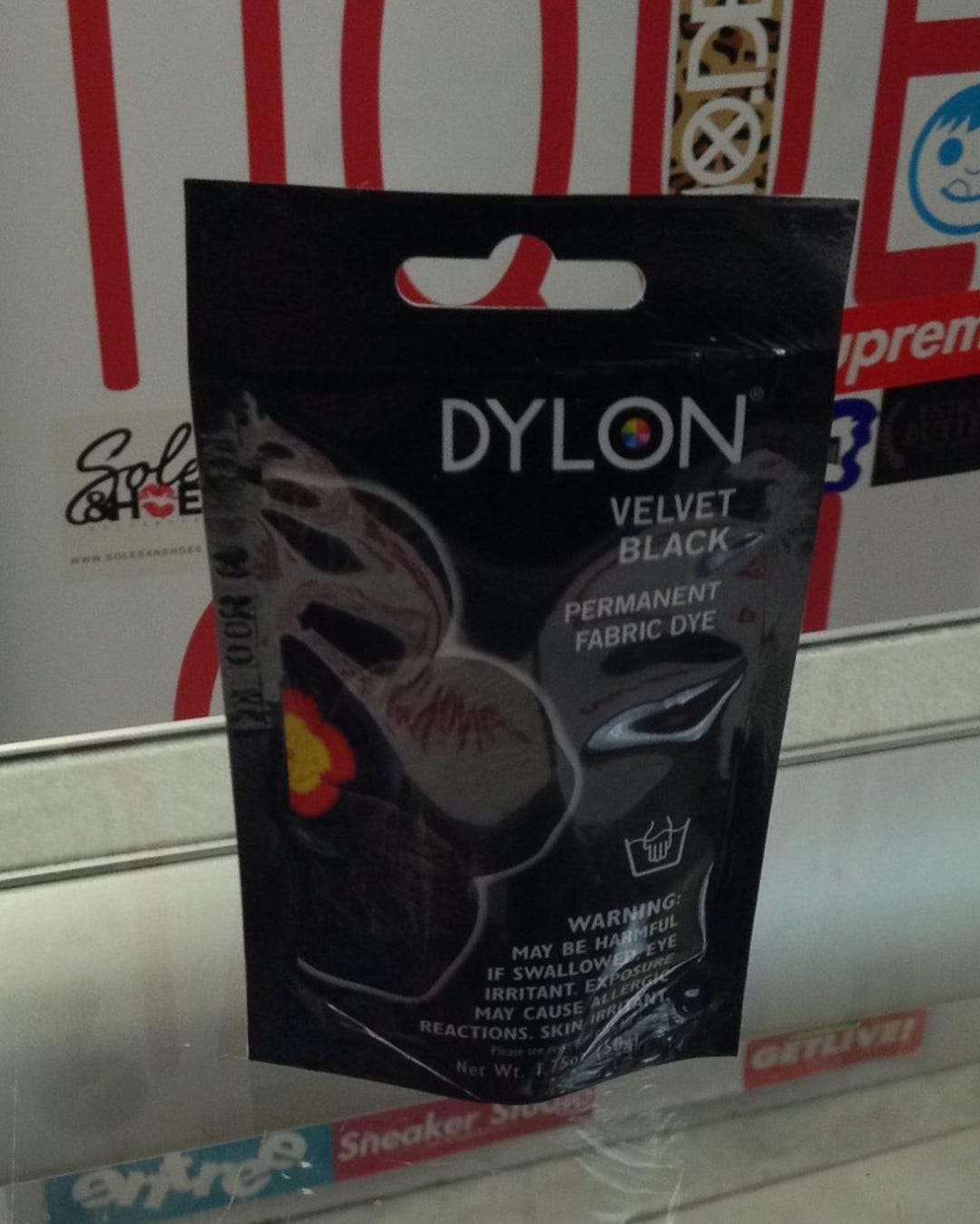 Dylon Velvet Black Fabric Dye 1.75 OZ - Etsy