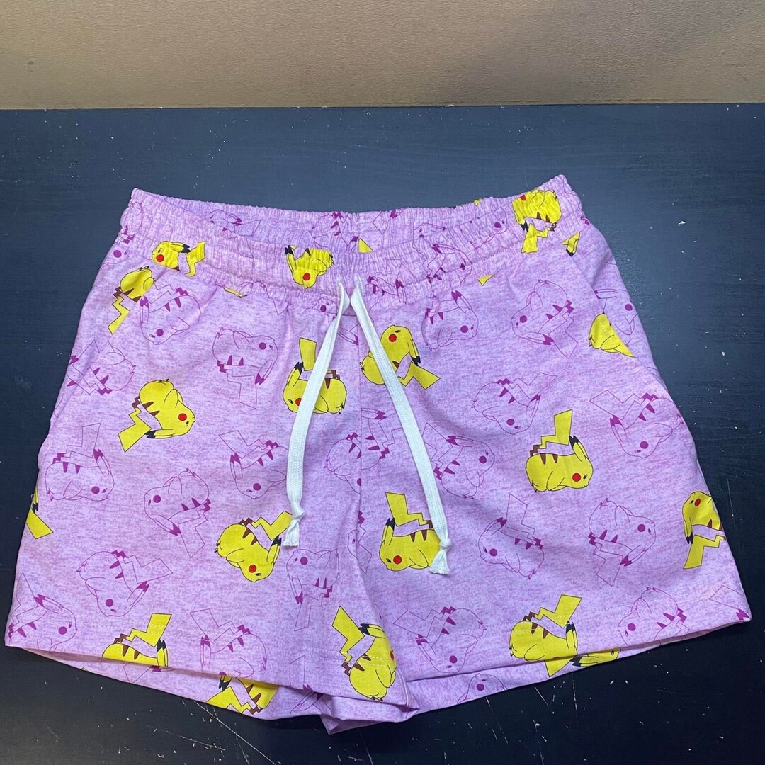 2022 Pokemon Pikachu Printed Custom Woman’s Shorts - Etsy