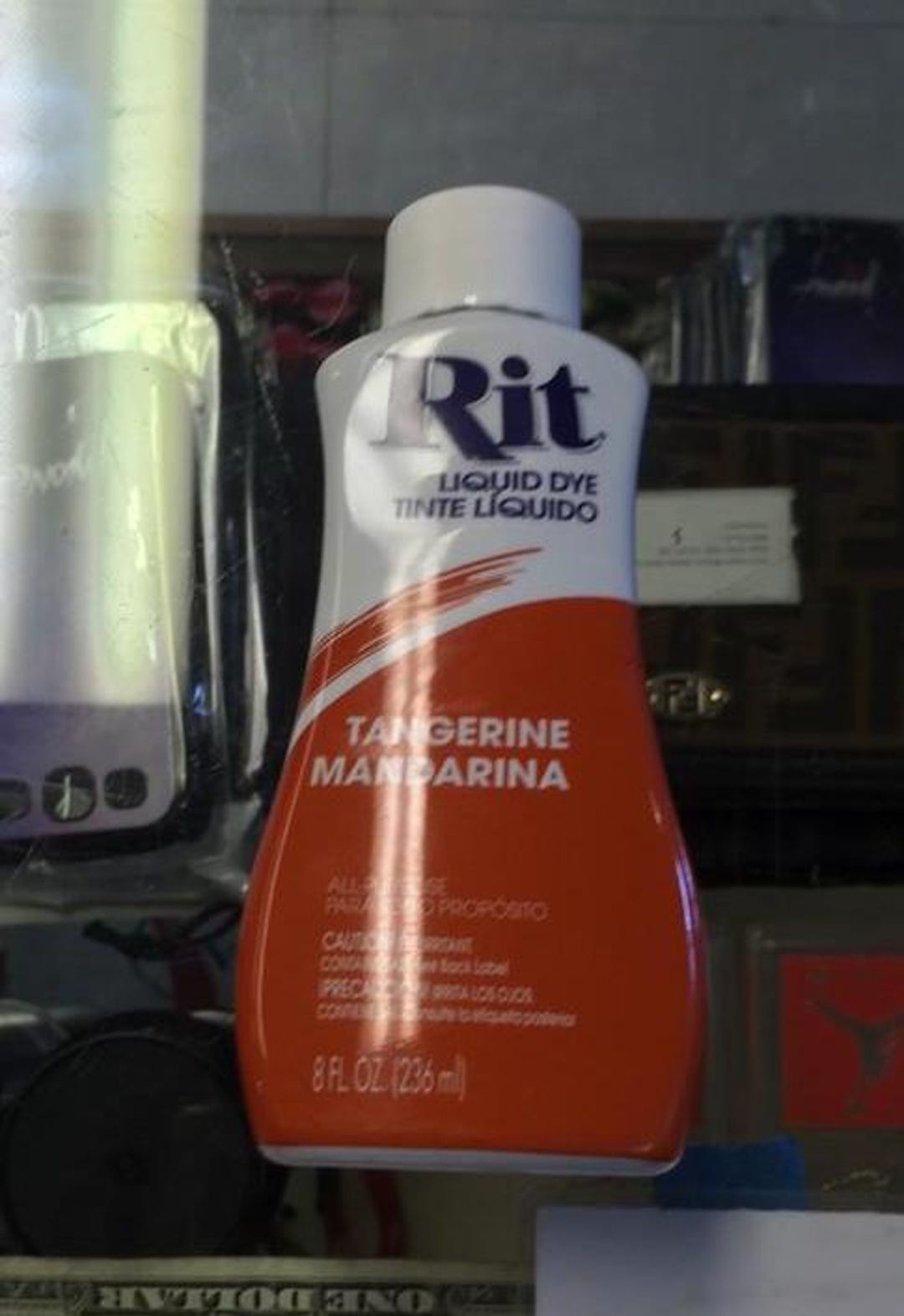 Rit Liquid Dye 8 FL OZ Tangerine Dark Green Purple Fuchsia Emerald ...