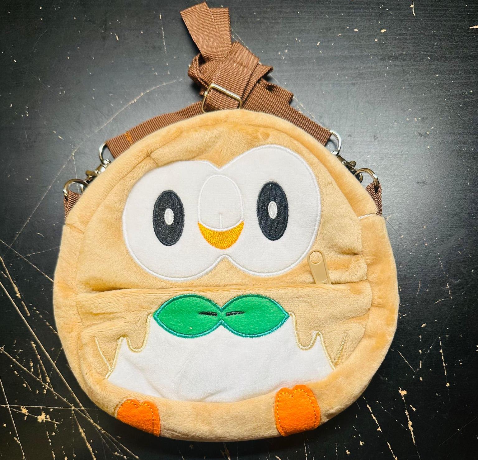 2023 Pokemon Rowlet Crossbody Shoulder Bag Beige - Etsy