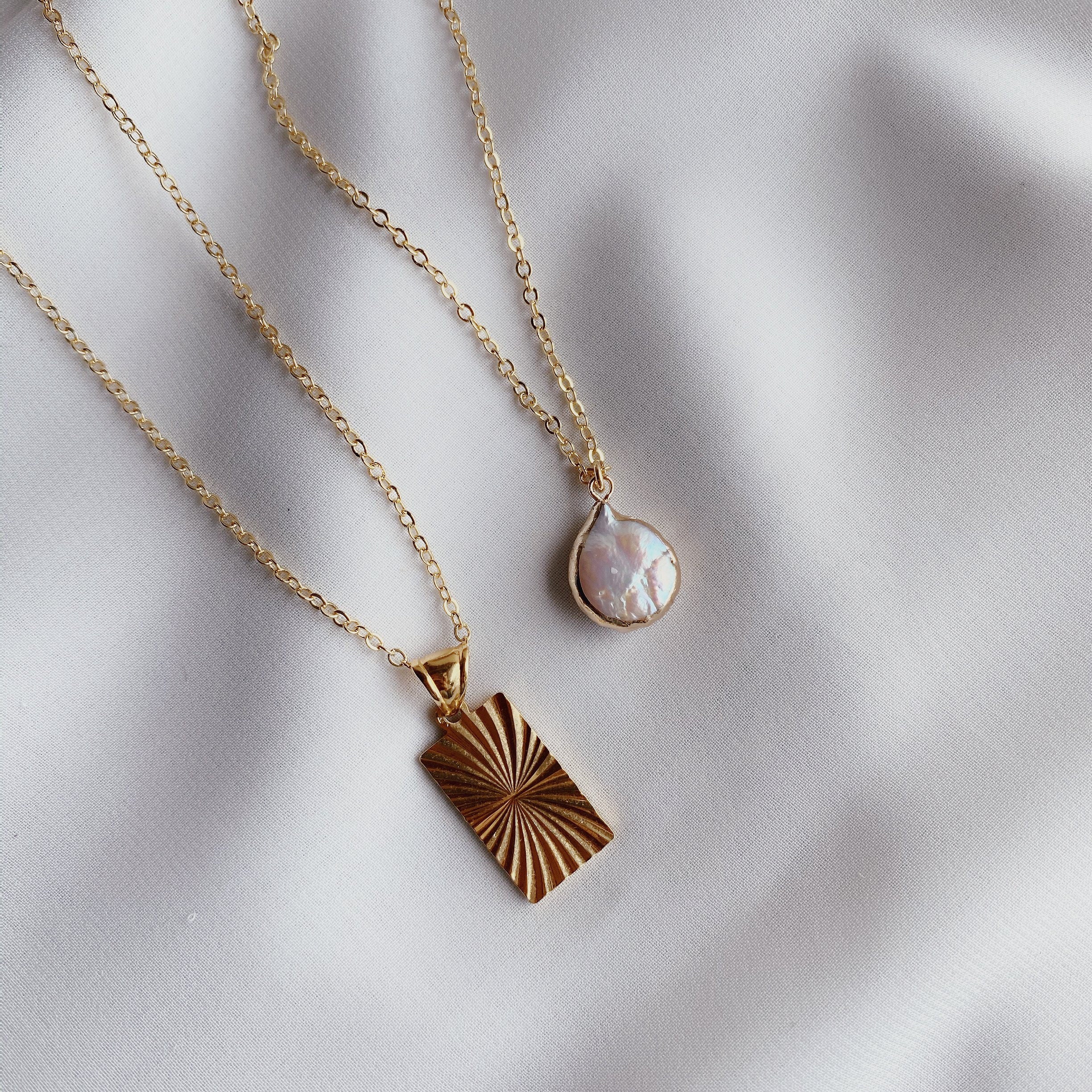 Platex Gold Plate Necklace Dainty Jewelry Bridesmaid Gift - Etsy