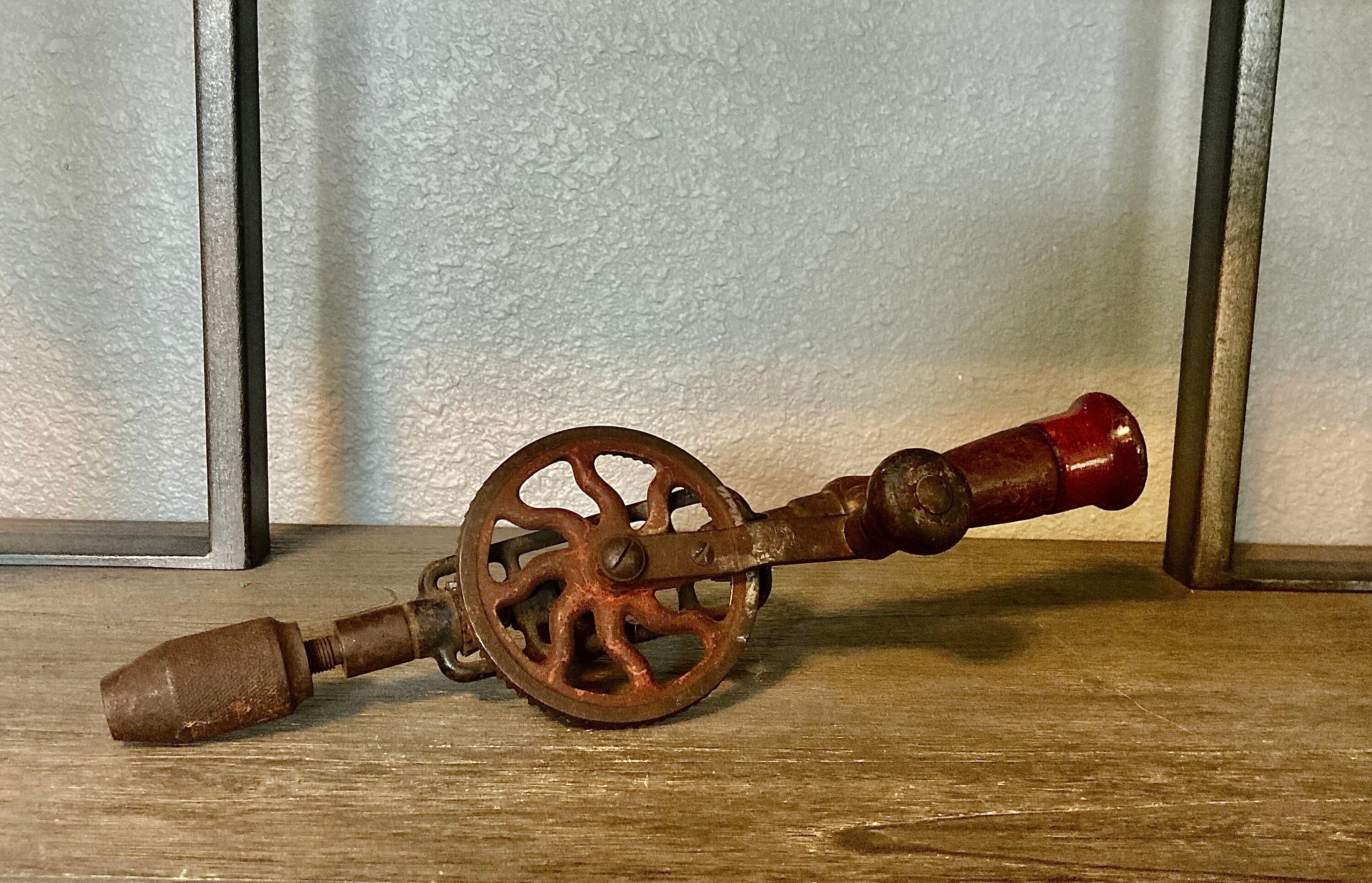 Antique Hand Crank Drill for Rustic/industrial Decor - Etsy