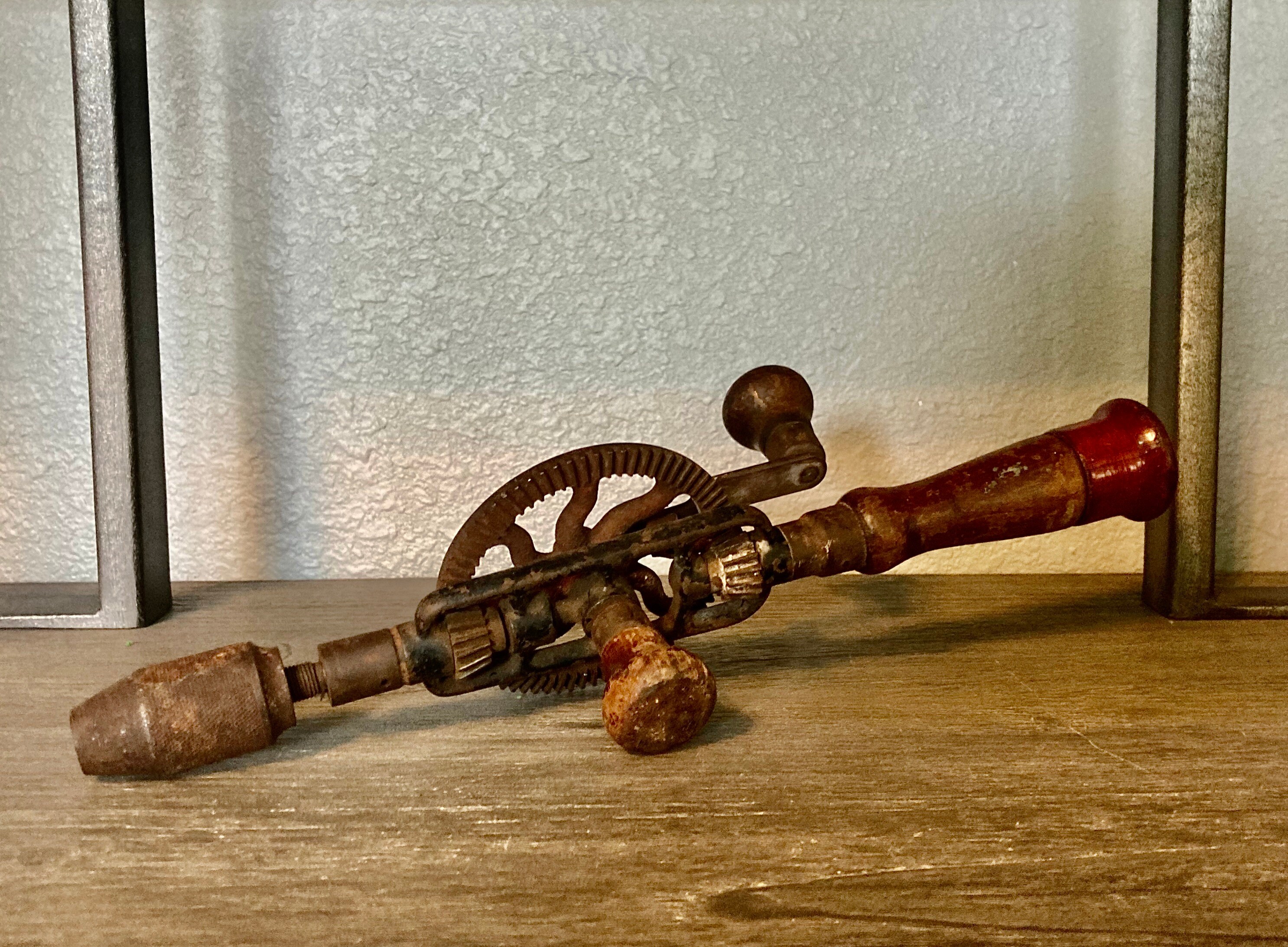 Antique Hand Crank Drill for Rustic/industrial Decor - Etsy