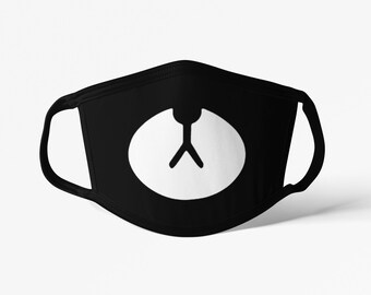 Panda Face Mask | Etsy