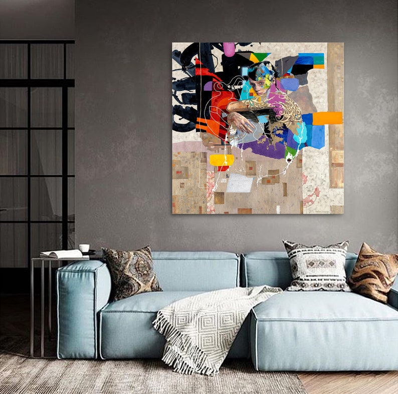 Unique Art/original Oil Painting/colorful Painting/modern Wall Art ...