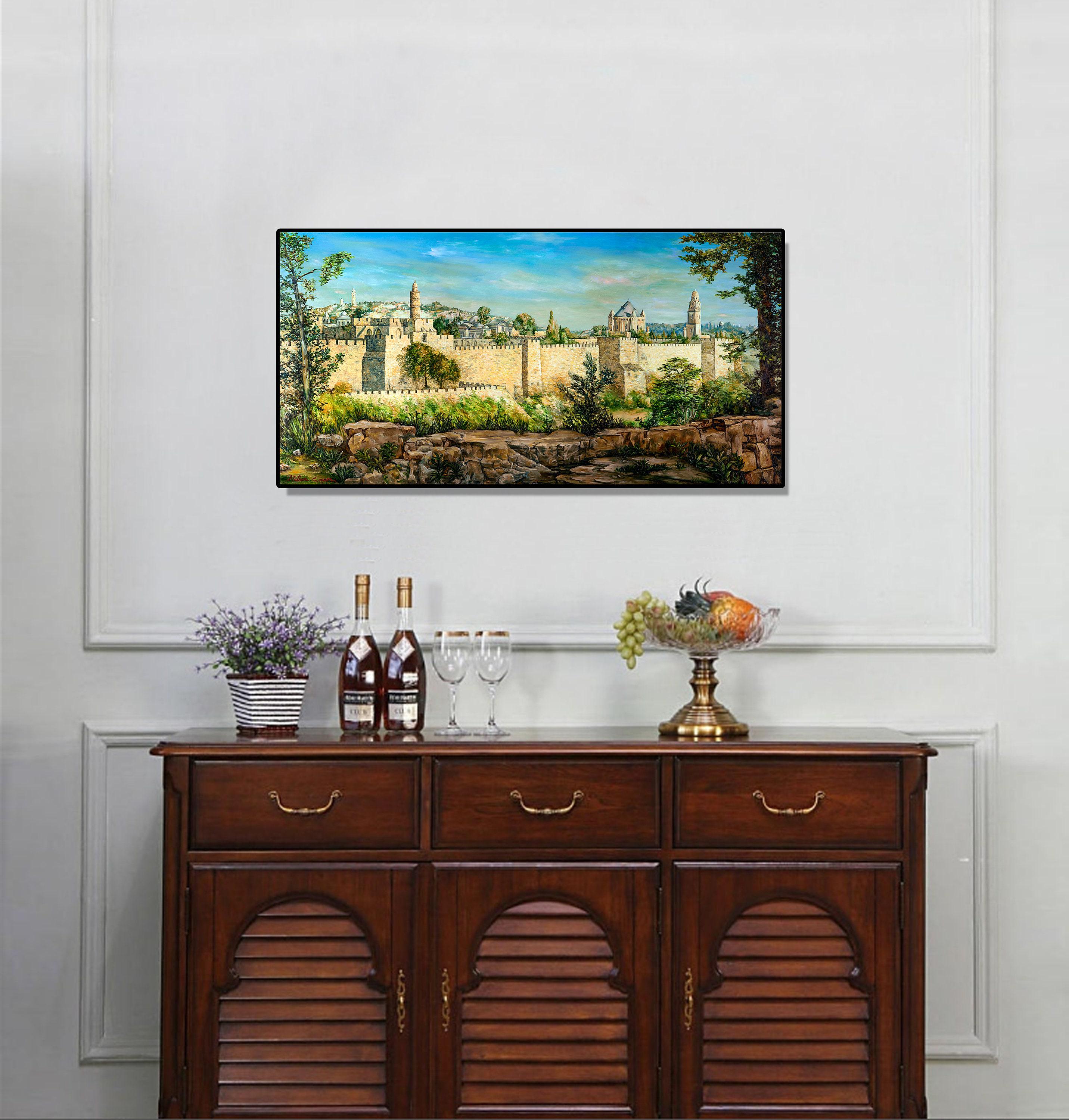 Jerusalem Wall Art Canvas Print: Israeli Cityscape by Natan Cooper - Etsy