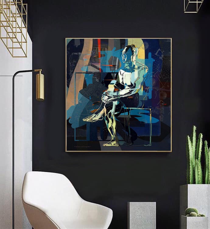 Unique Art/original Oil Painting/colorful Painting/modern Wall - Etsy