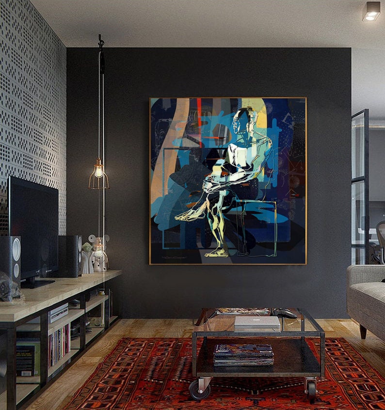 Unique Art/original Oil Painting/colorful Painting/modern Wall Art ...