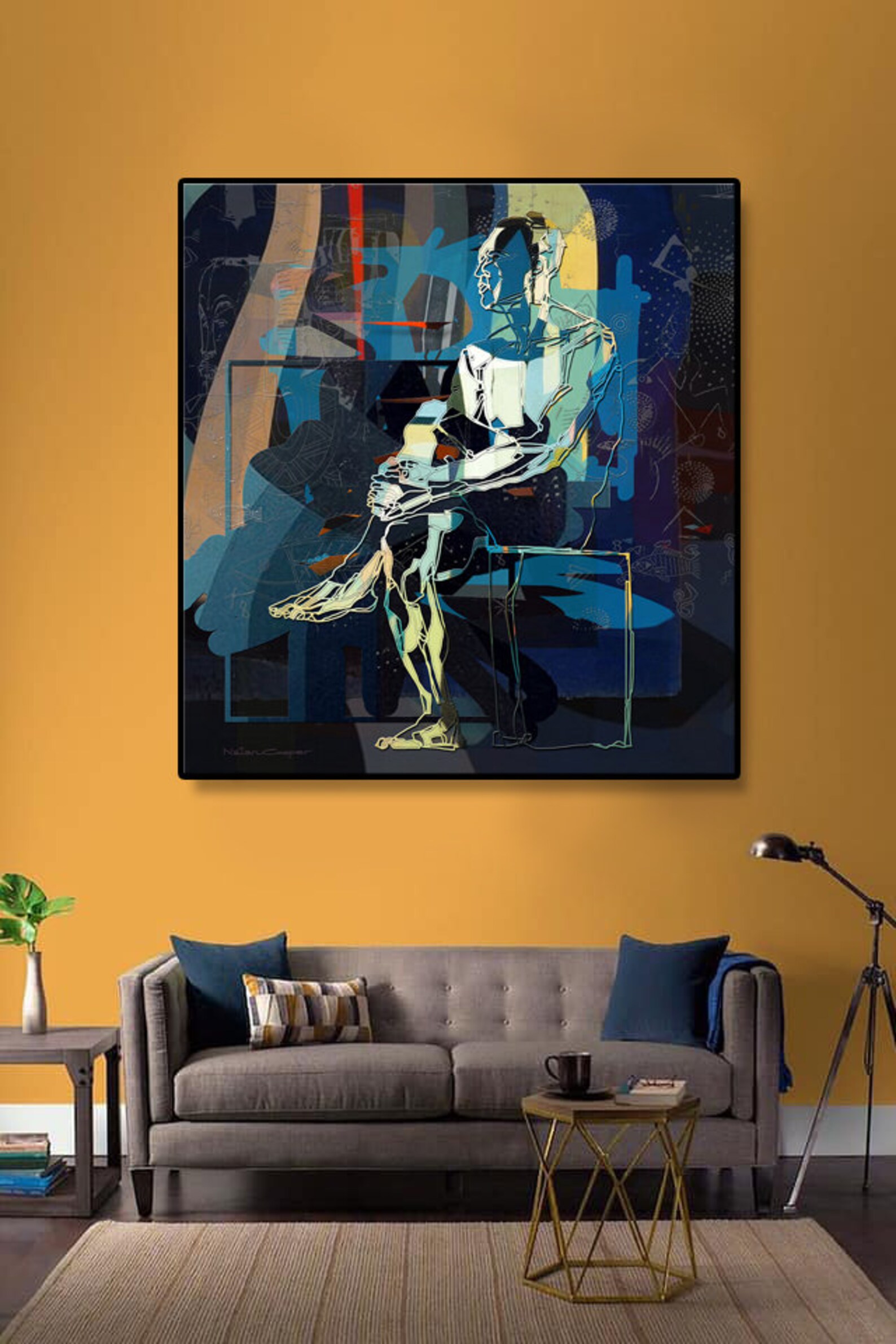 Unique Art/original Oil Painting/colorful Painting/modern Wall - Etsy