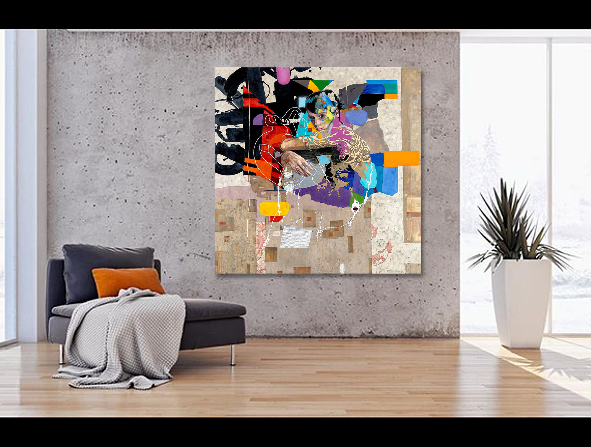Unique Art/original Oil Painting/colorful Painting/modern Wall Art ...