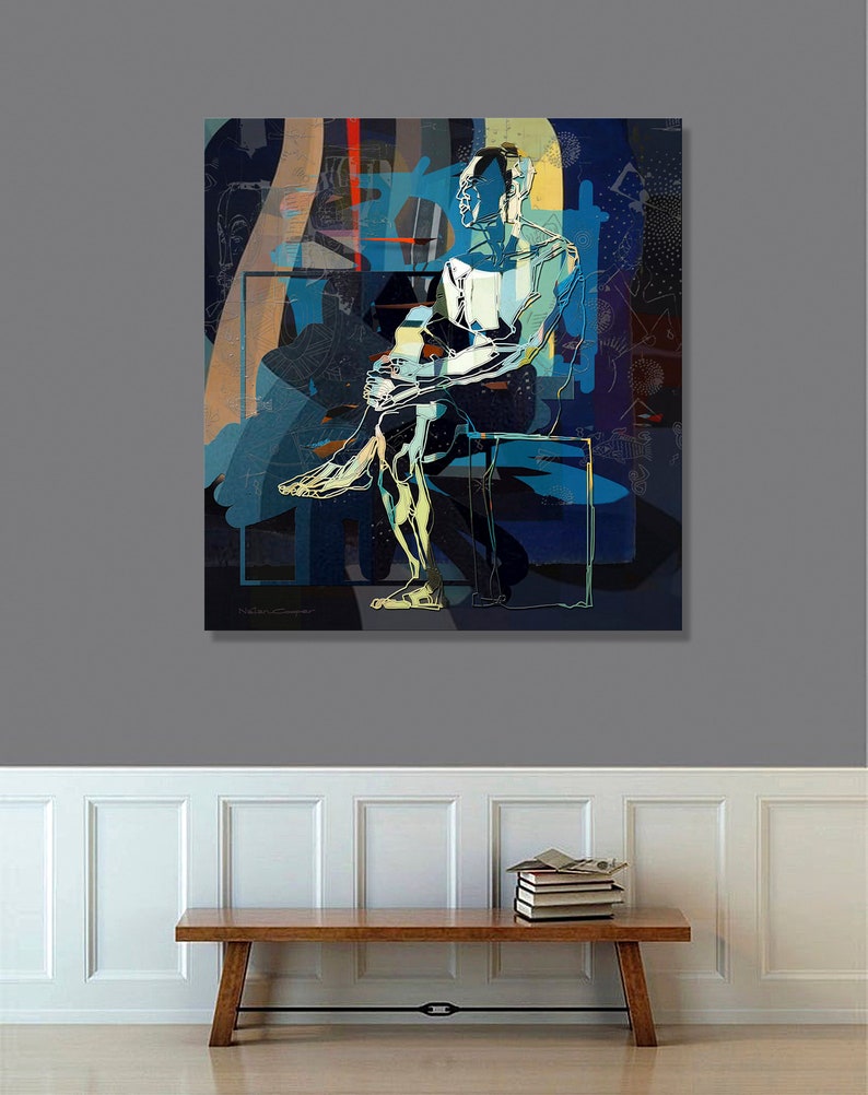 Unique Art/original Oil Painting/colorful Painting/modern Wall Art ...