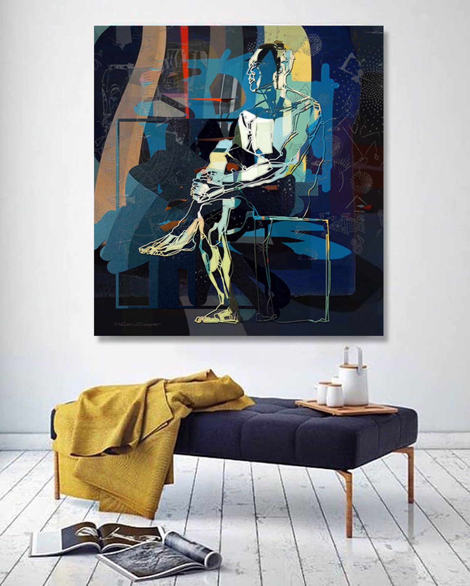 Unique Art/original Oil Painting/colorful Painting/modern Wall Art ...