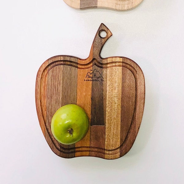 Apple Cutting Board - Etsy