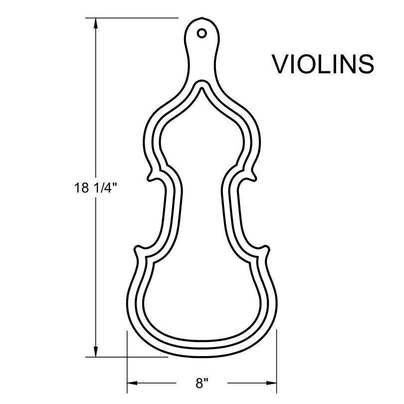 Handmade Violin Cutting Board From Repurposed Hardwoods (large) - Etsy