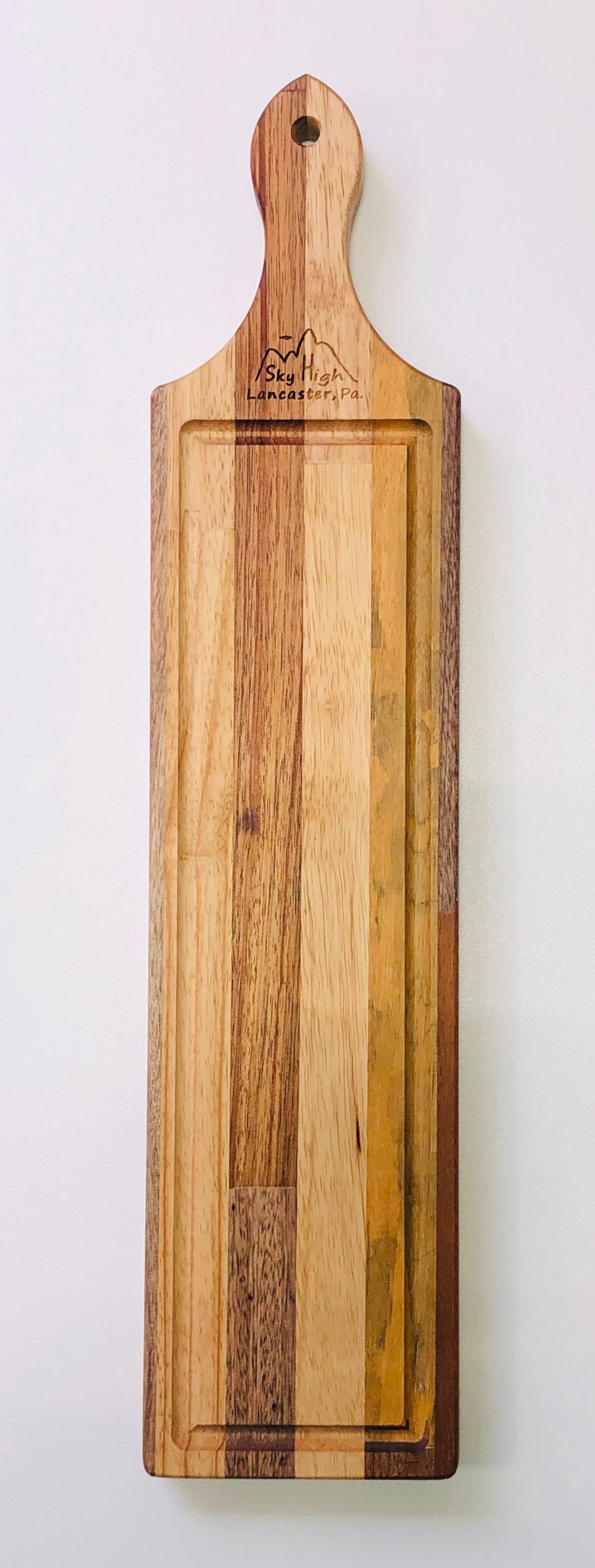 Handmade Large Rectangle Cutting Board From Repurposed Hardwoods - Etsy