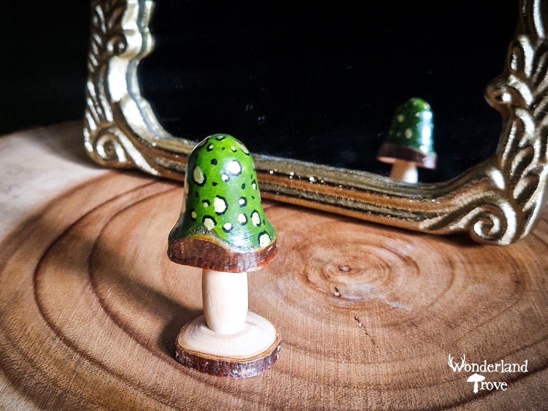 Wooden Mushroom Decorations, Coloured Mushrooms, Free Standing Mushroom ...
