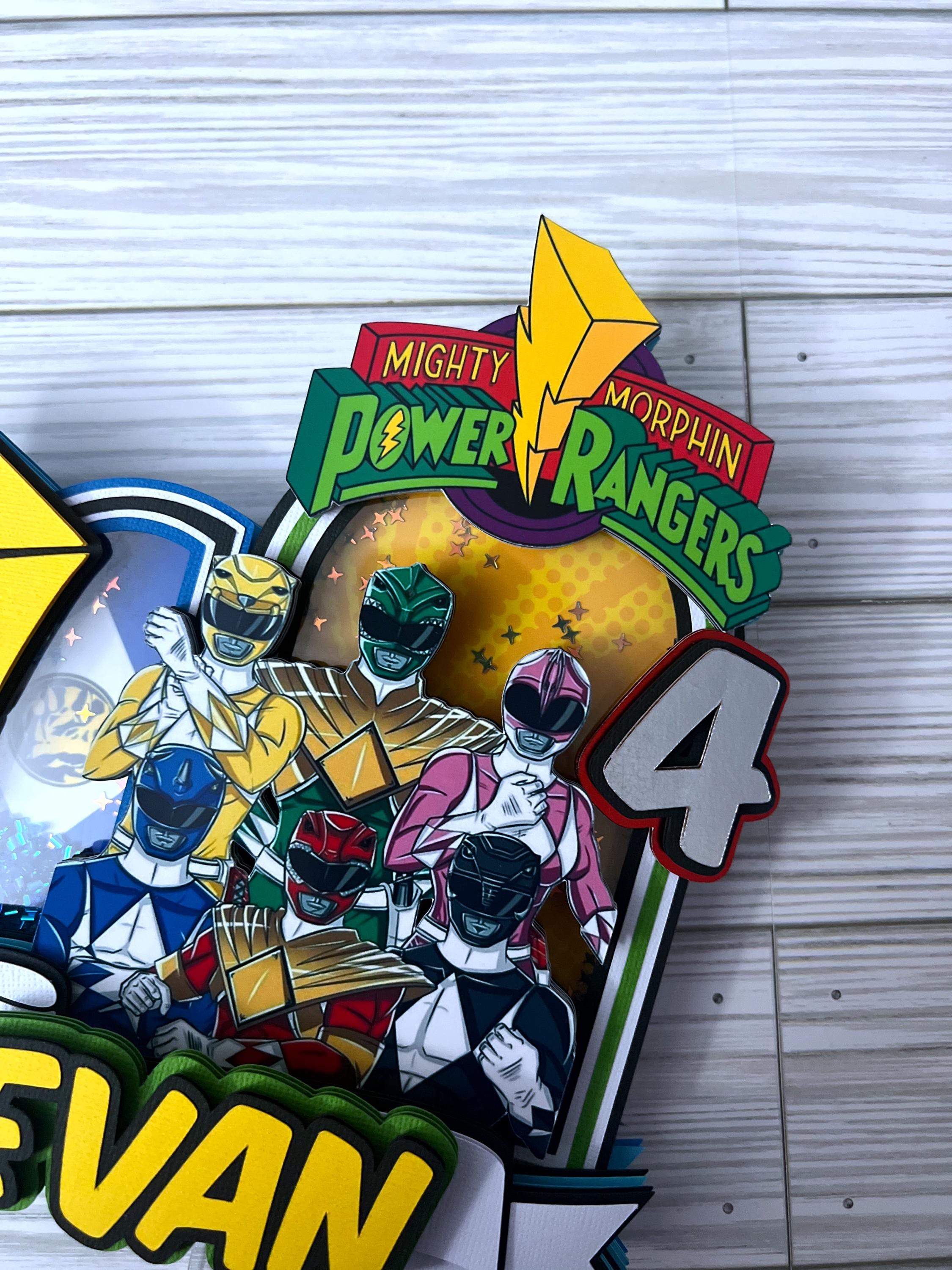 Power Cake Topper | Rangers Cake Topper - Etsy