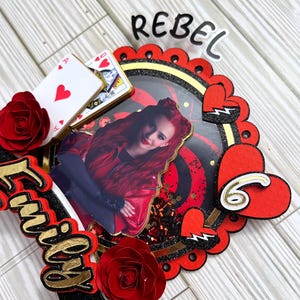 Rise of Red Inspired Cake Topper - Etsy
