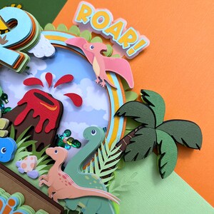 Dino Cake Topper | Dinosaur Cake Topper - Etsy