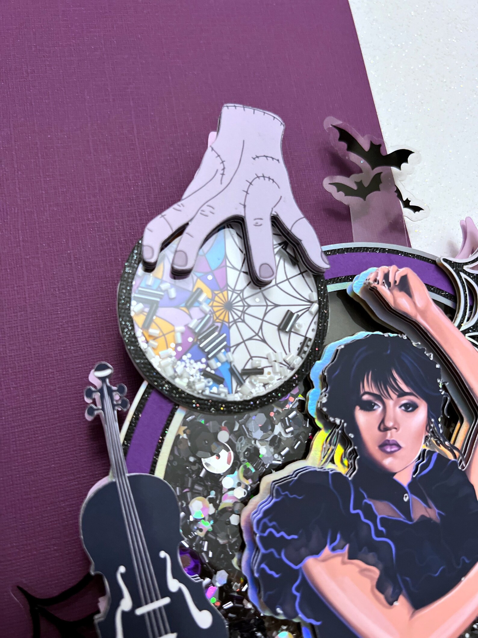 Wednesday Inspired Cake Topper - Etsy