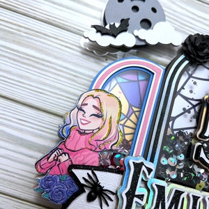 Wednesday Inspired Cake Topper - Etsy