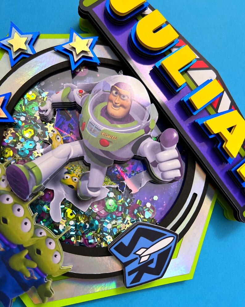 Buzz Lightyear Inspired Cake Topper - Etsy