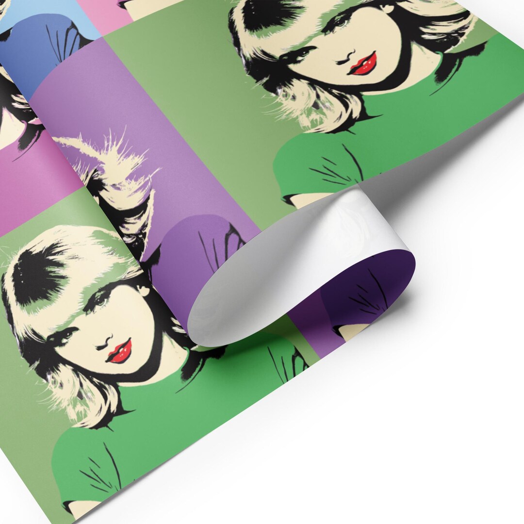 Unique Taylor Swift Pop Art Wrapping Paper for Swiftie Gifts and ...