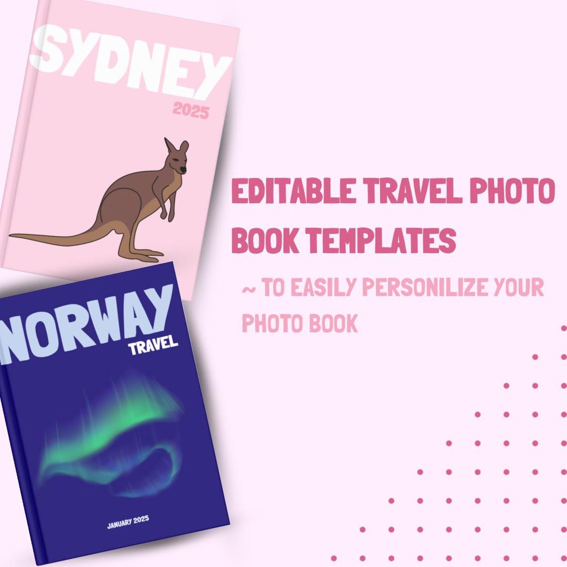 80+ Editable Travel Photo Book Cover Templates | Customizable in Canva ...