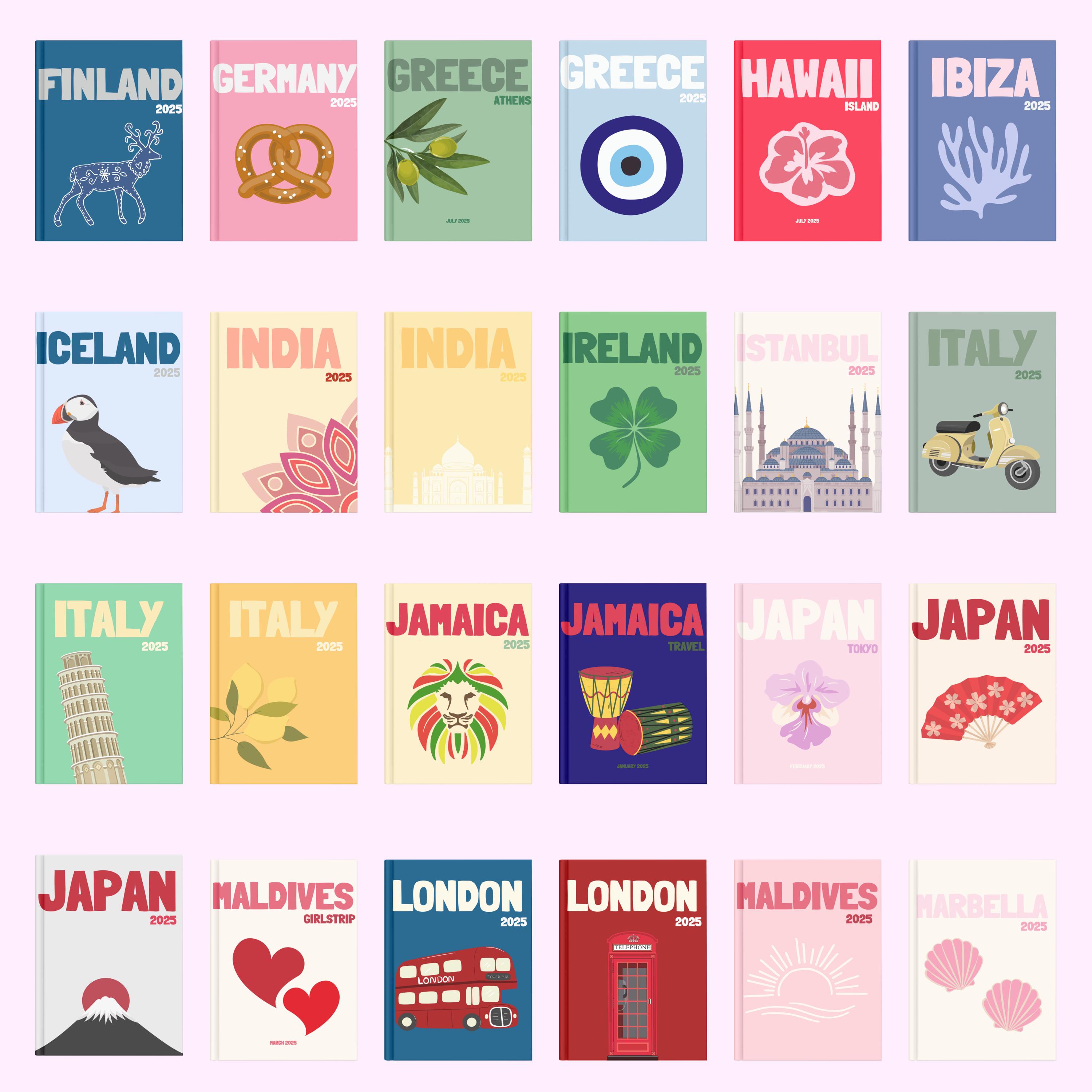 80+ Editable Travel Photo Book Cover Templates | Customizable in Canva ...