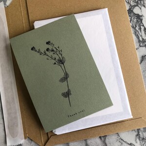 Forget-me-not Flower Bunch Card - Floral Botanical Greeting Cards ...