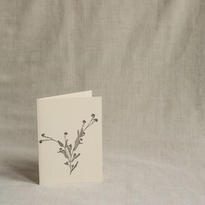 Forget-me-not Flower Bunch Card - Floral Botanical Greeting Cards ...