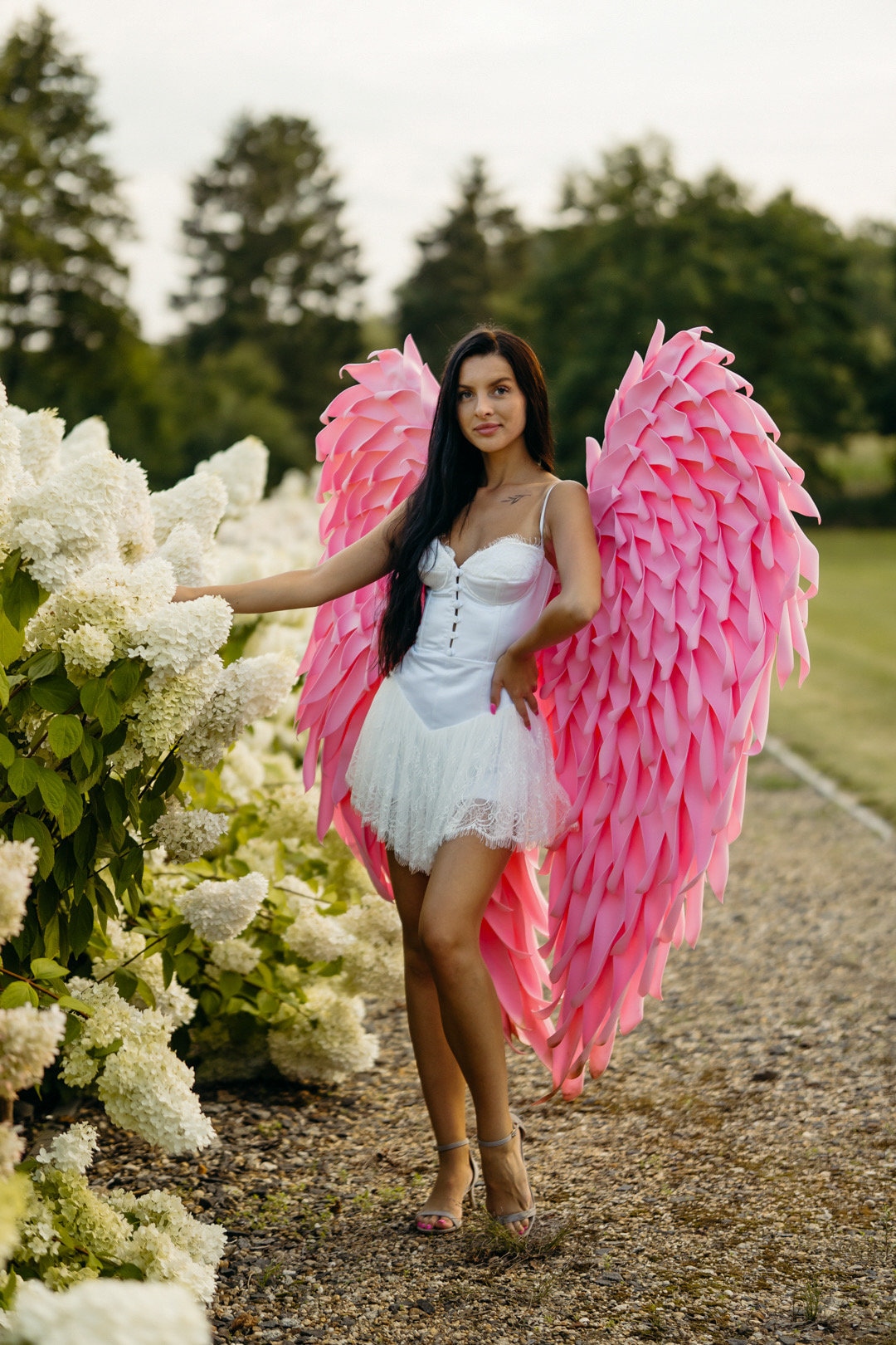 Large Pink Wings Pink Angel Wings for Photoshoot Fairy Wings - Etsy