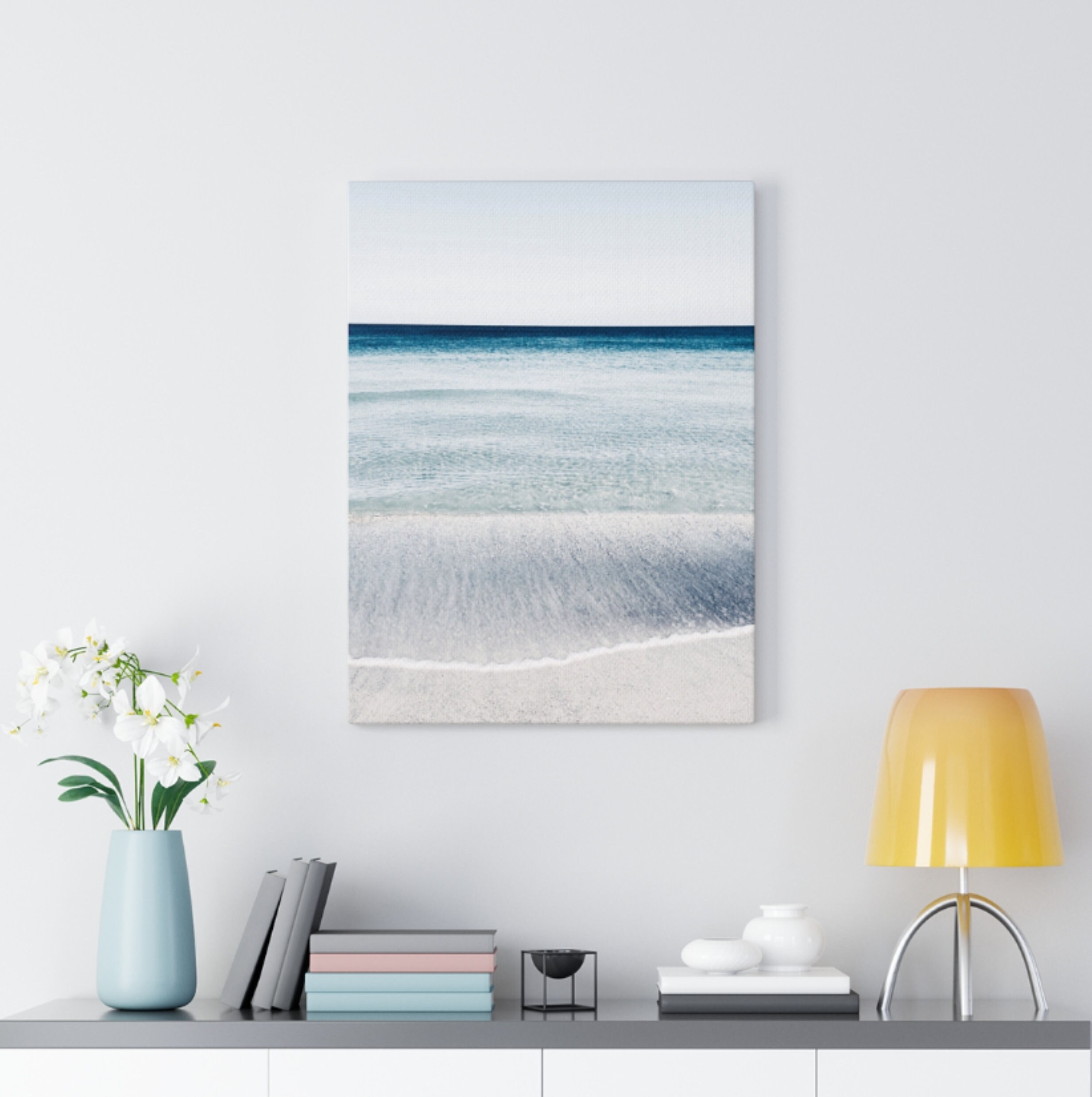 Beach Decor Set of 3 Beach Wall Art Ocean Print Calm - Etsy