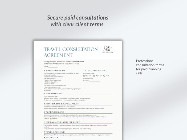 Travel Agent Forms Bundle, Canva Template | Client Intake, Travel ...