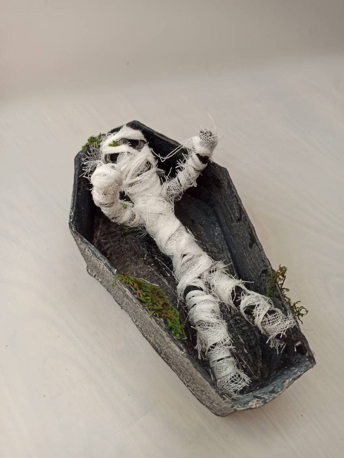 Scary Doll Creepy Doll In Handmade Coffin Horror Halloween Etsy