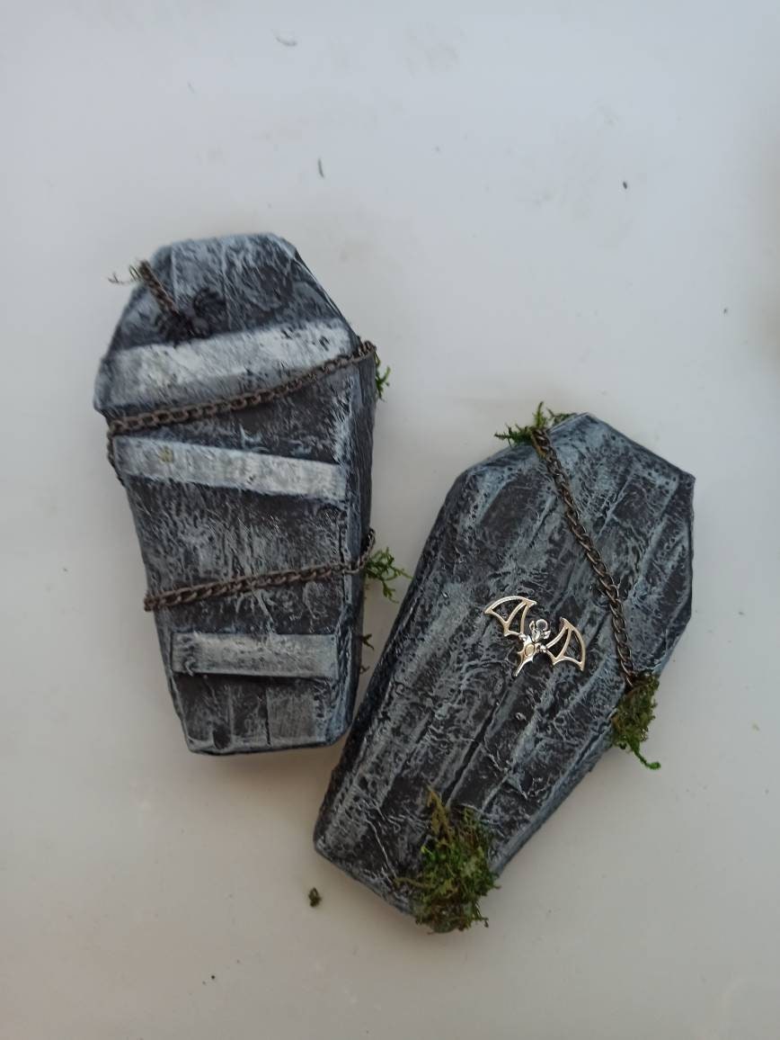 Spooky Miniature Coffin Diorama Curiosity Witch Cabinet - Etsy